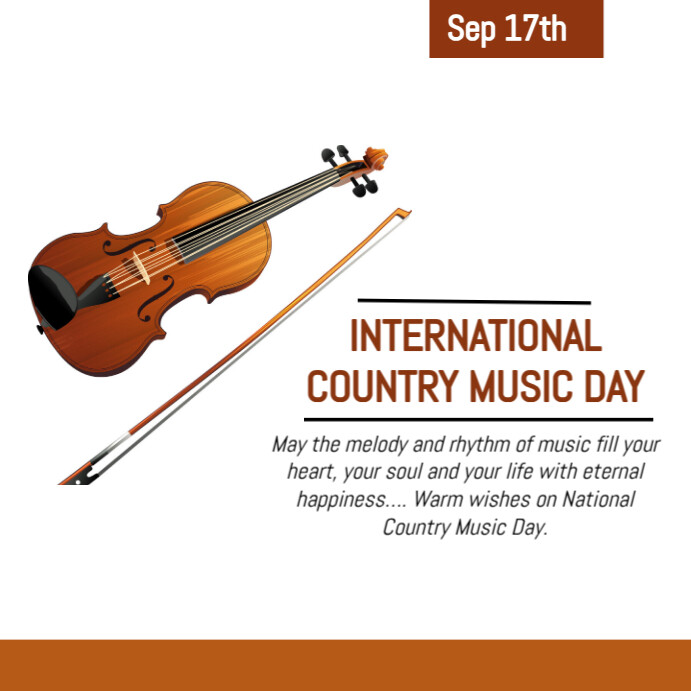 Plantilla de international country music day | PosterMyWall
