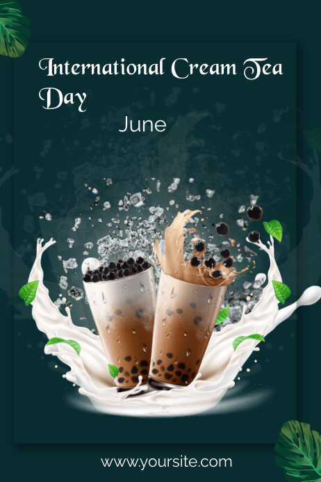 International cream tea day Template | PosterMyWall