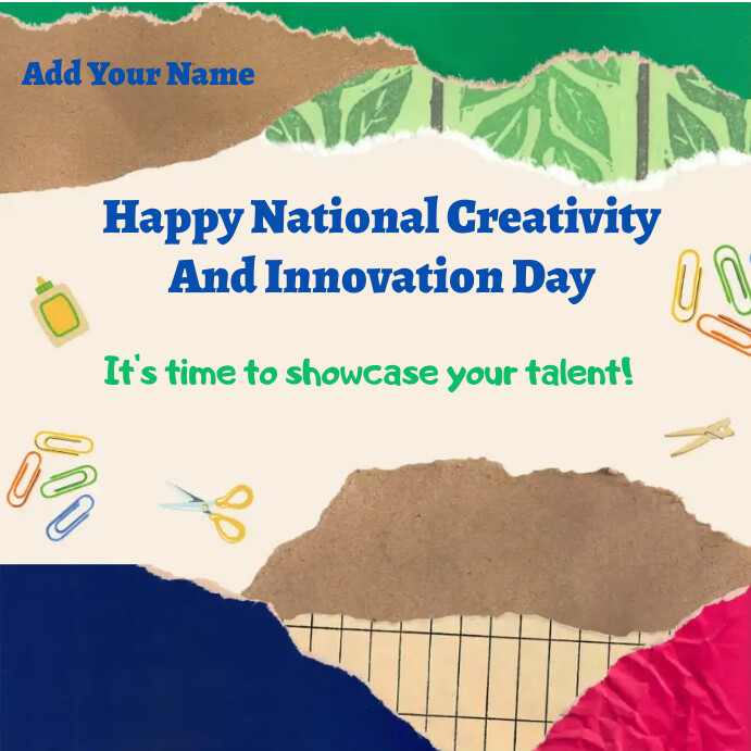 International creativity and innovation day d Template | PosterMyWall