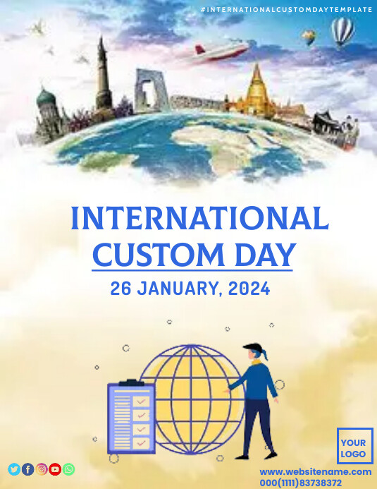 International custom day template | PosterMyWall