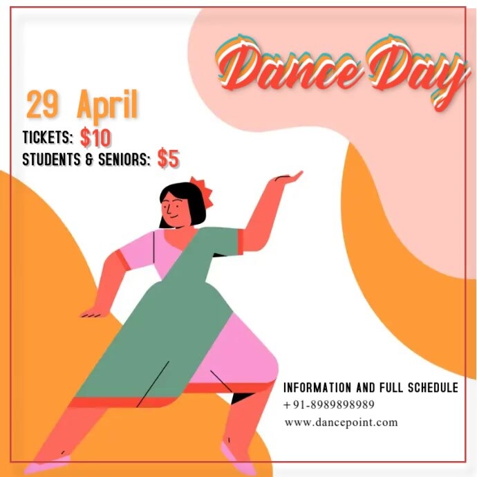 International Dance Day Template | PosterMyWall