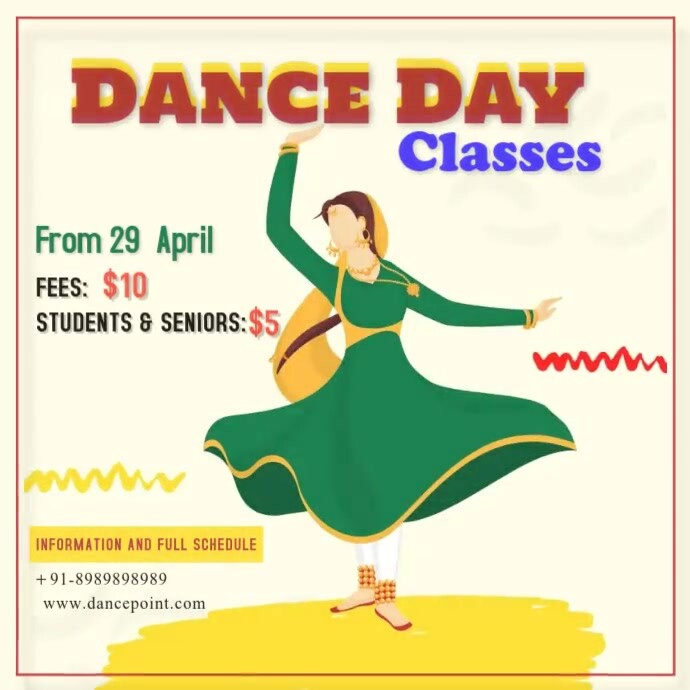 International Dance Day Template | PosterMyWall