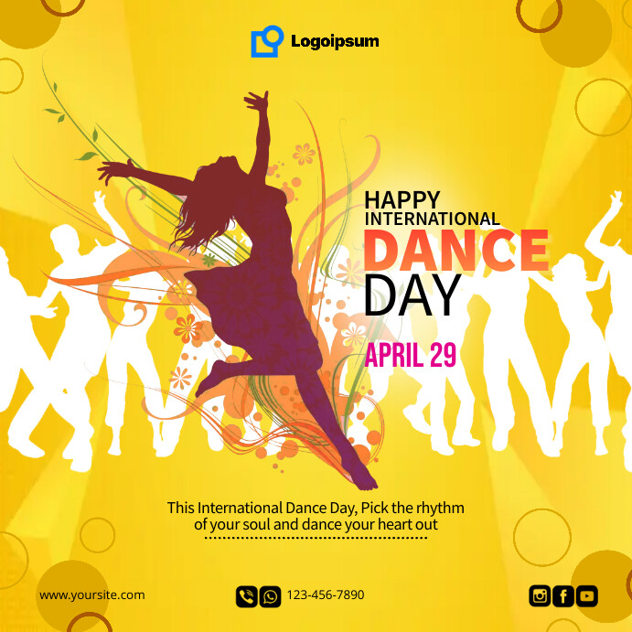 Copy of International Dance Day Instagram Post | PosterMyWall
