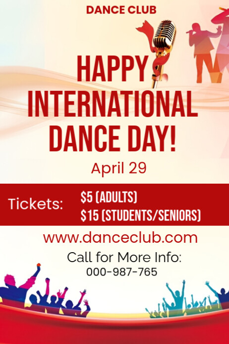 International Dance Day Poster Template | PosterMyWall