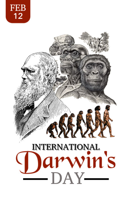 International Darwin's Day Poster Design Template | PosterMyWall