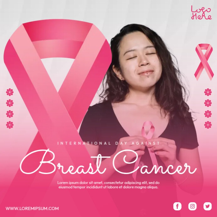 Copy of International Day Against Breast Cancer | PosterMyWall