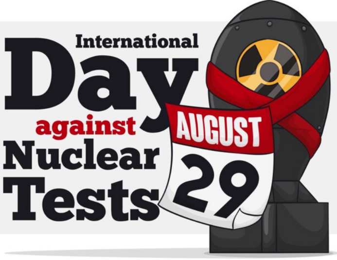 Modèle International day against nuclear tests flyer | PosterMyWall