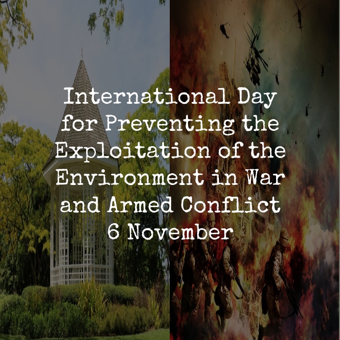 International Day for Environment in War Template | PosterMyWall