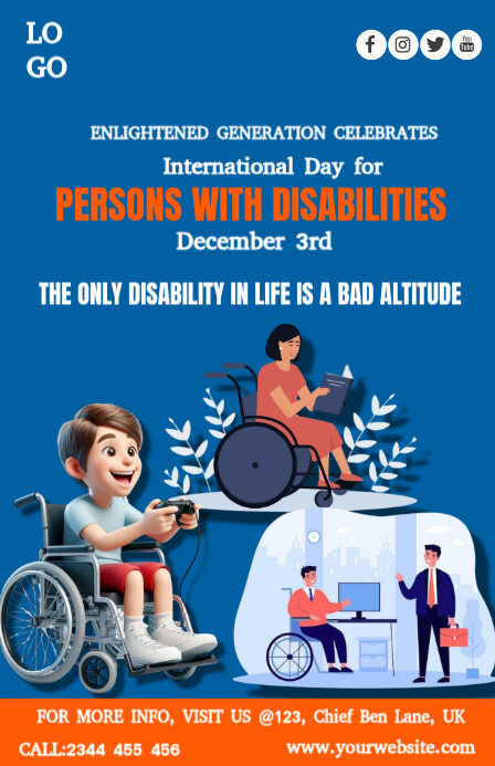 International day for persons with disabilities Template | PosterMyWall
