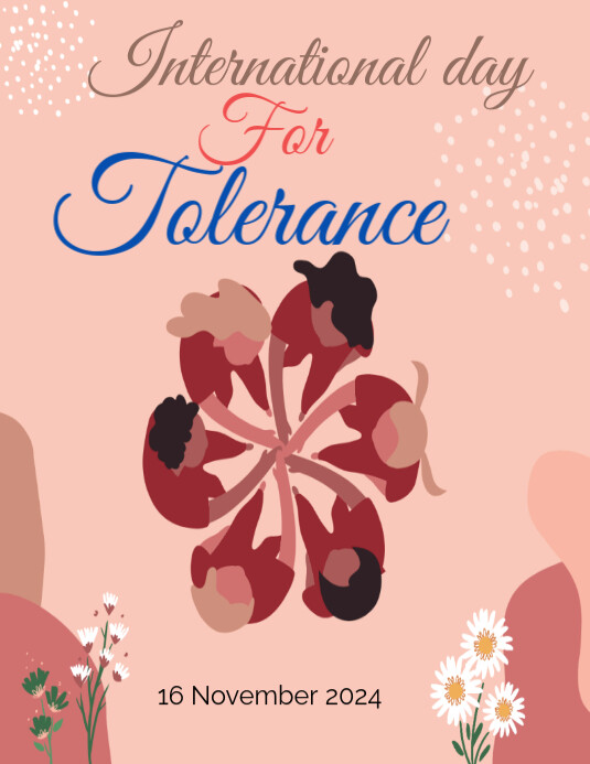 International day for tolerance Template | PosterMyWall