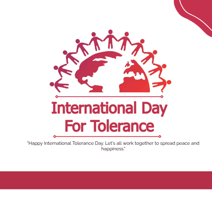 international day for tolerance Template | PosterMyWall