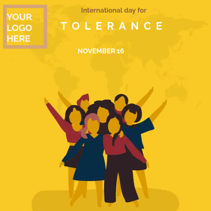 International Day for Tolerance Instagram Pos Template | PosterMyWall
