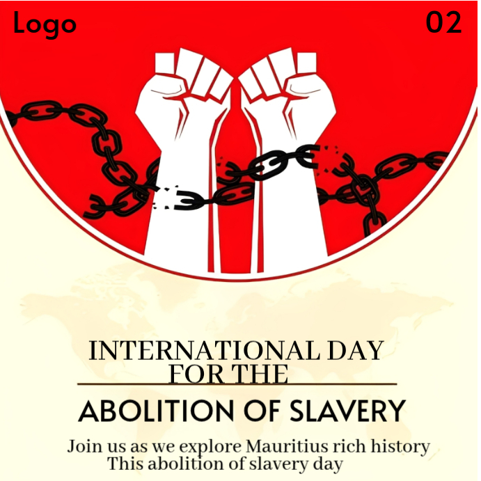 International day of abolition of slavery flyer Template | PosterMyWall