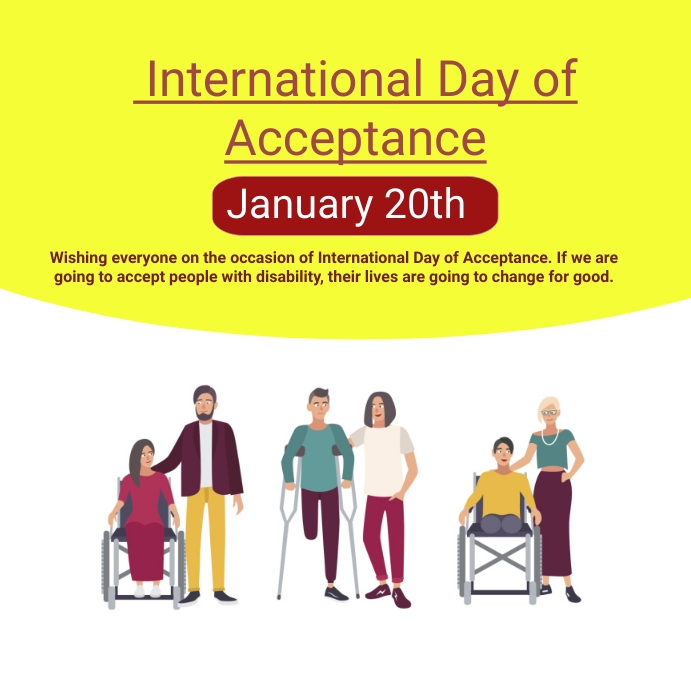 Plantilla de international day of acceptance | PosterMyWall