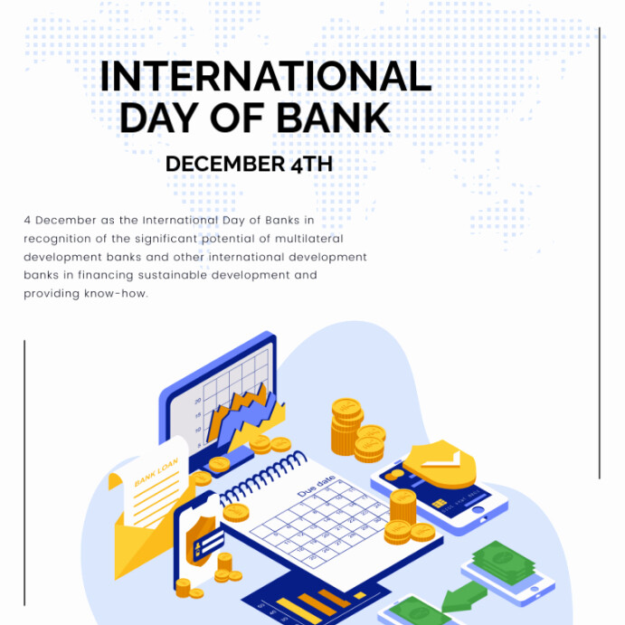International day of bank Template | PosterMyWall
