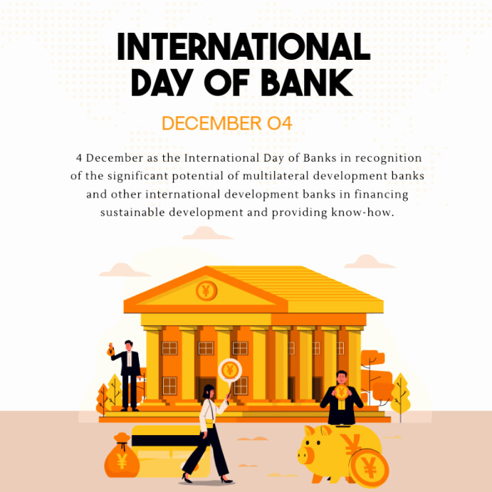 Copy of International day of bank template | PosterMyWall