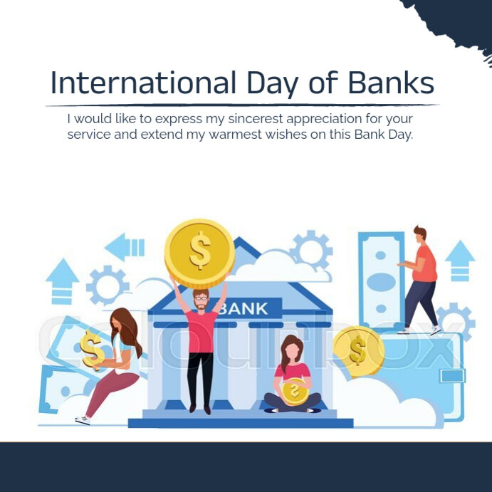 international day of banks Template | PosterMyWall