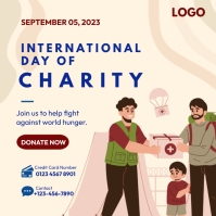 International charity day poster Template | PosterMyWall