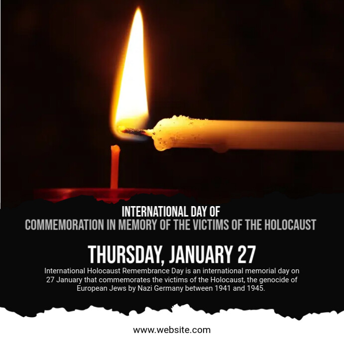 International Day of Commemoration in Memory Template | PosterMyWall