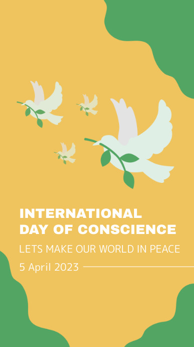 Modèle international day of conscience | PosterMyWall