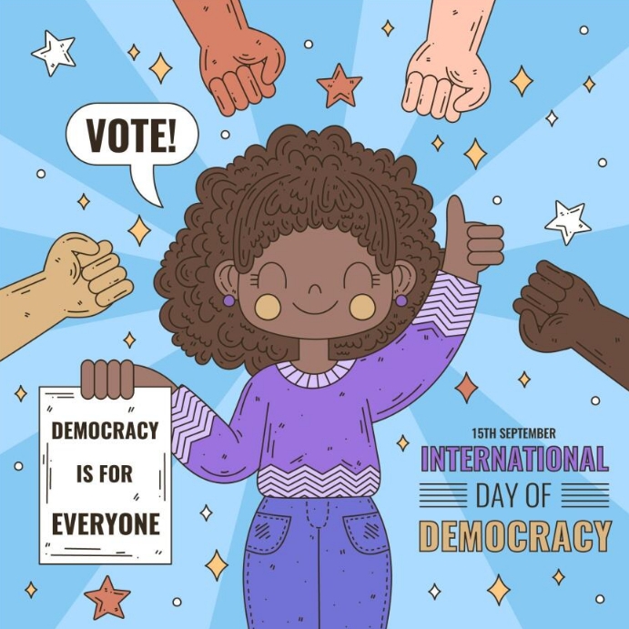 Copy of International day of Democracy design concept | PosterMyWall
