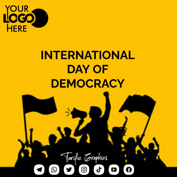 international day of democracy Template | PosterMyWall