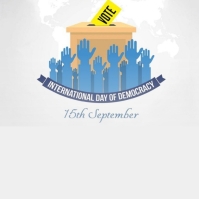 International Day of Democracy Template | PosterMyWall
