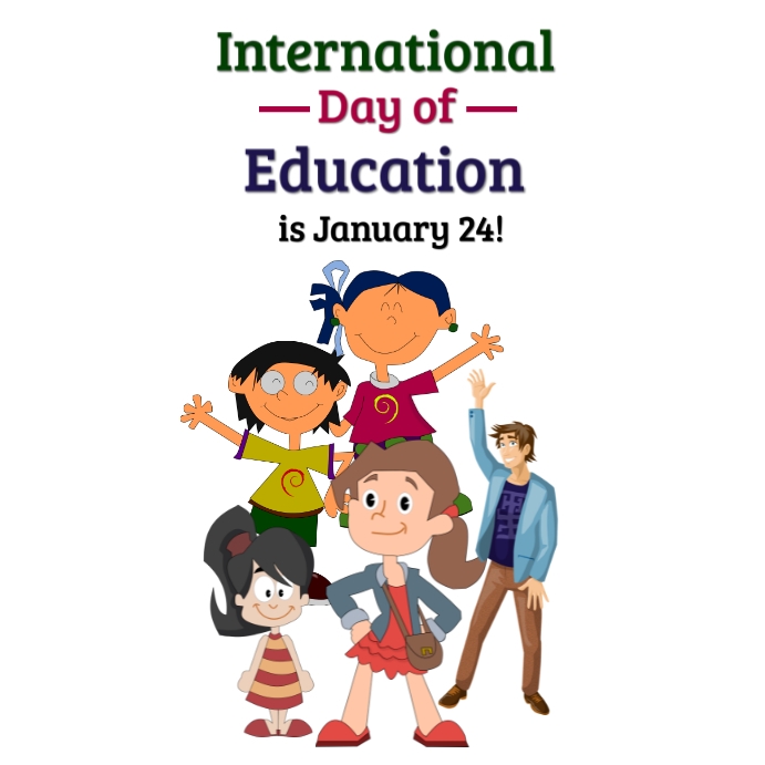 International Day of Education (1) Template | PosterMyWall