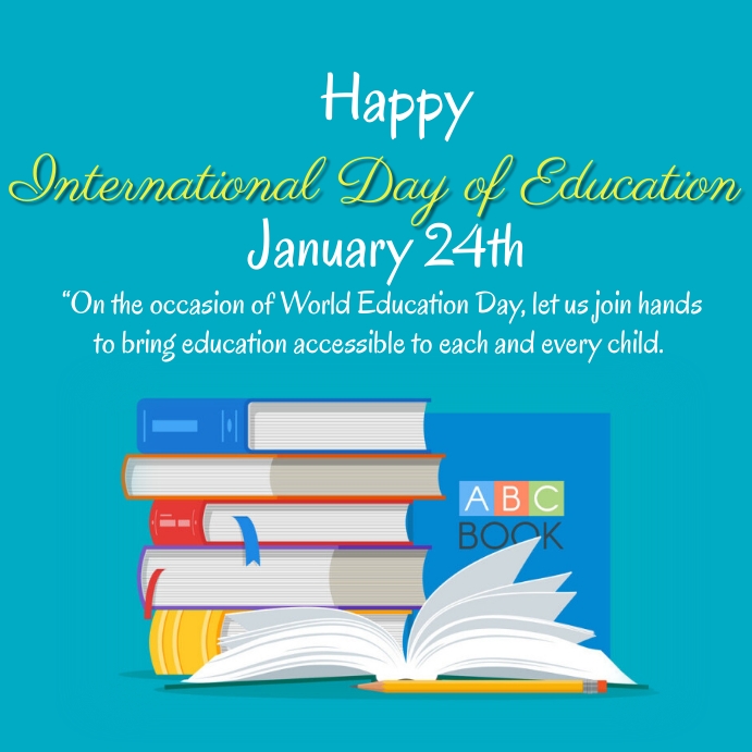 international day of education Template | PosterMyWall