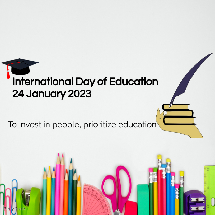International Day of Education Template | PosterMyWall