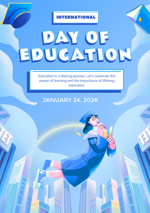 Plantilla de International day of education | PosterMyWall
