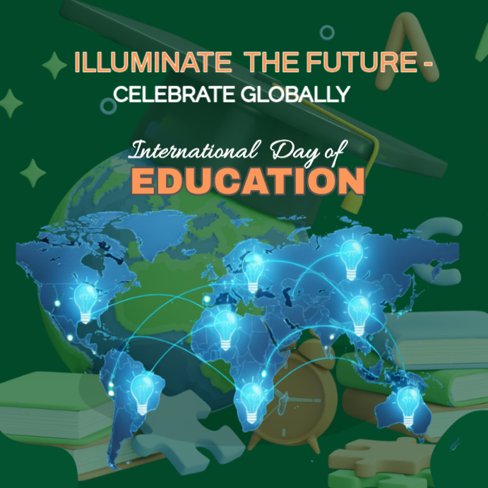International Day of Education Template | PosterMyWall