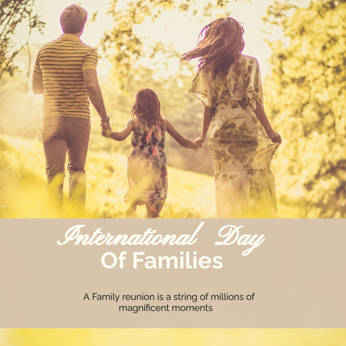 INTERNATIONAL DAY OF FAMILIES Modelo | PosterMyWall