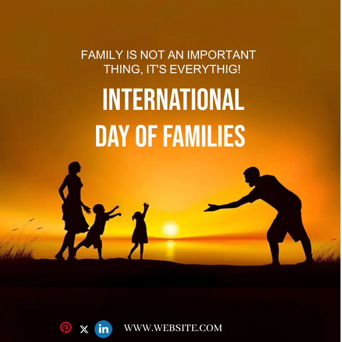International day of families Template | PosterMyWall
