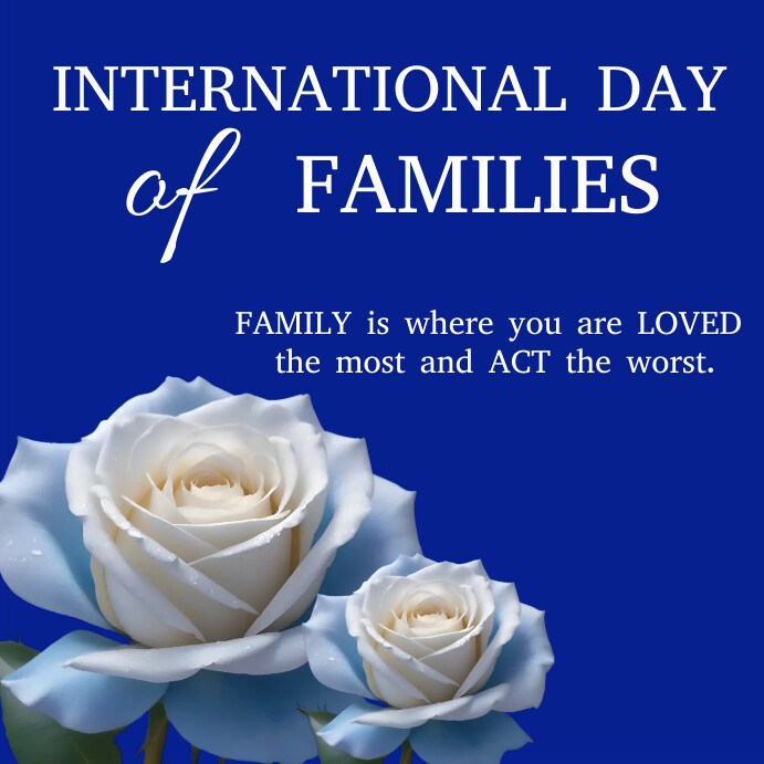 International day of families template | PosterMyWall