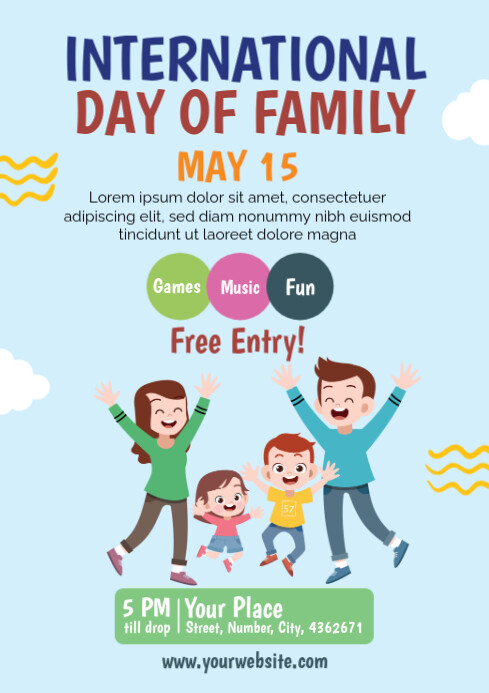 Copy of International Day of Family May | PosterMyWall