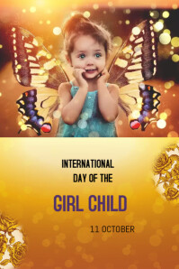 INTERNATIONAL DAY OF GIRL CHILD Template | PosterMyWall
