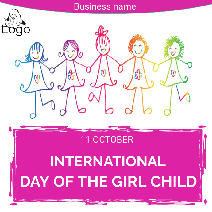 International Day of girl child Template | PosterMyWall
