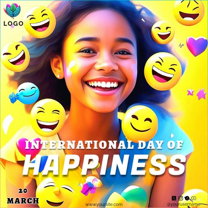 Copy of International Day Of Happiness | PosterMyWall
