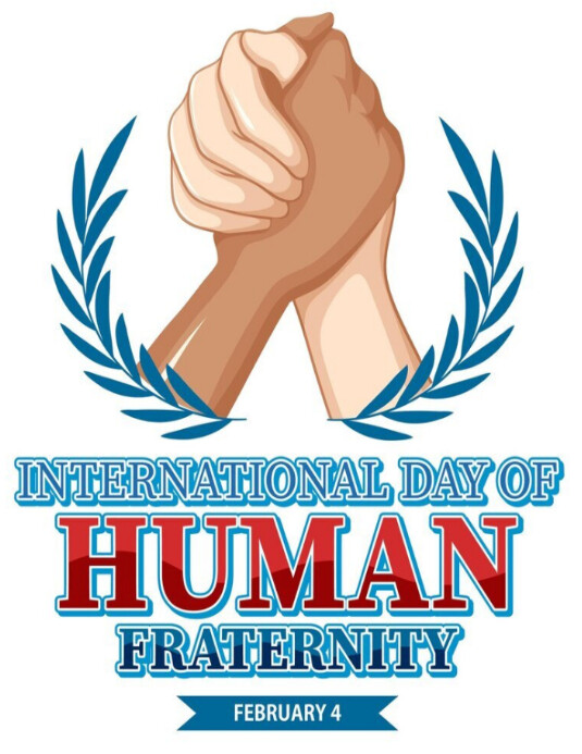 Copy of international day of human fraternity | PosterMyWall