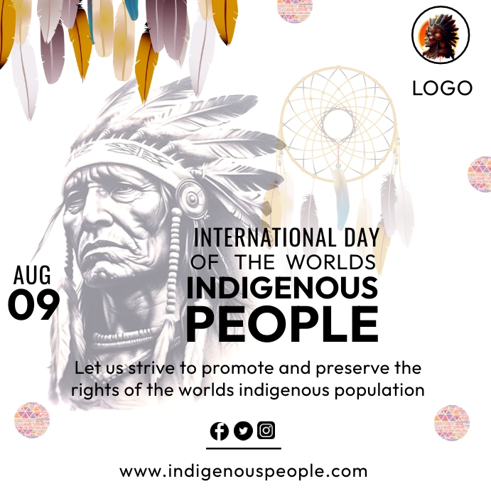 Modèle International Day of Indigenous People Templa | PosterMyWall