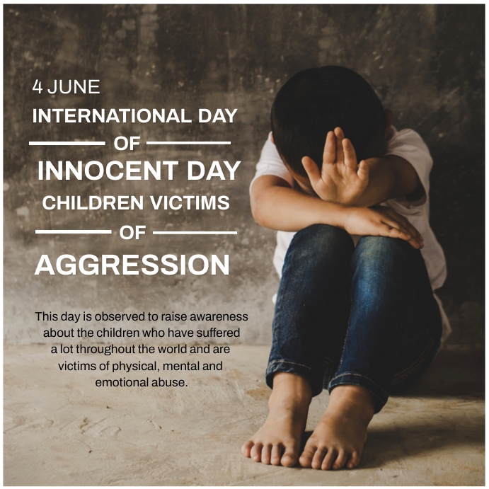 Copy of International Day Of Innodent Day Children | PosterMyWall