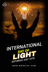 International Day of Light Poster Template | PosterMyWall