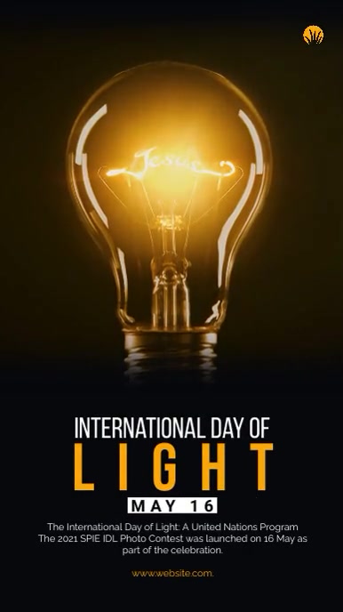 International Day of Light Flyer Template | PosterMyWall