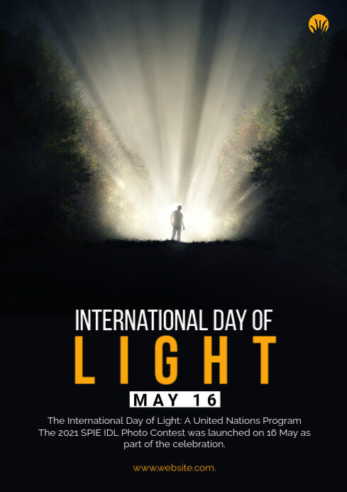 International Day of Light Flyer Template | PosterMyWall