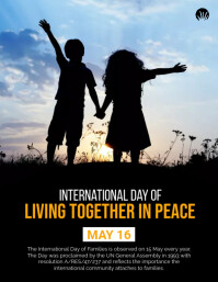International Day of Living Together in Poste Template | PosterMyWall