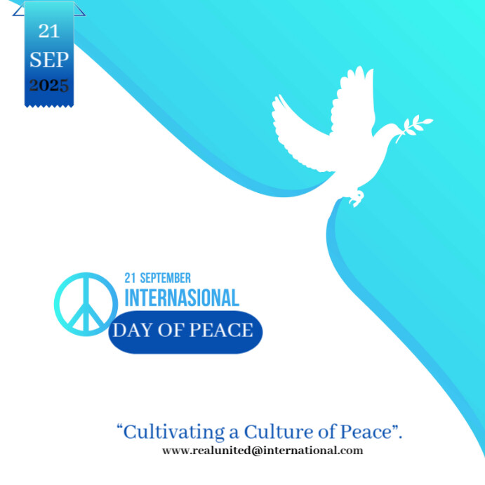 International Day Of Peace, September 2025 Template | PosterMyWall