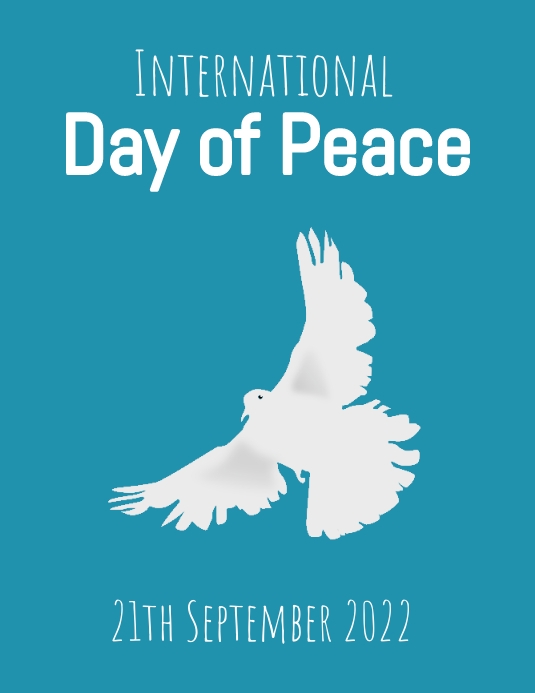 Copy of International Day of Peace 2022 flyer | PosterMyWall