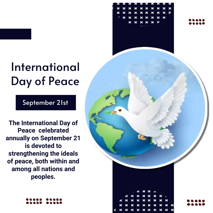 international day of peace Template | PosterMyWall