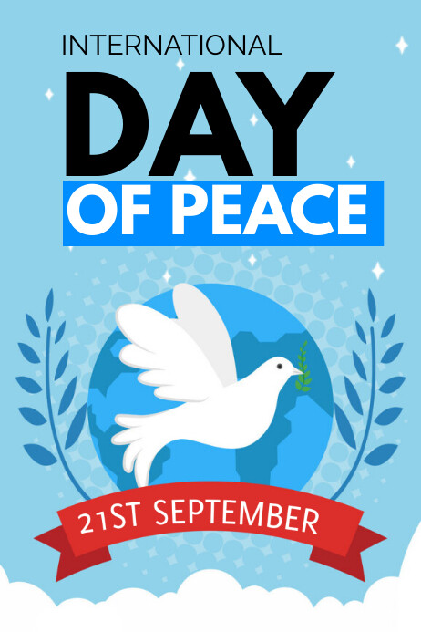 International Day of Peace Poster Template | PosterMyWall
